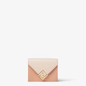 Fendi Ff Diamonds Wallet - Pink