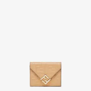 Fendi Gold Tone Wallets For Women