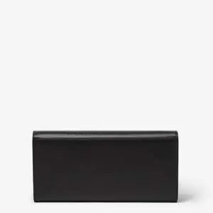 Fendi Ff Diamonds Continental With Chain - Black