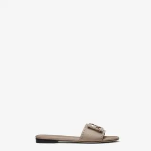 Fendi Baguette Slides Grey