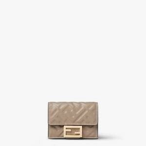 Fendi Baguette Micro Trifold Grey