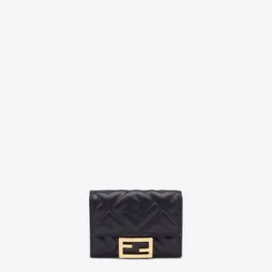 Fendi Baguette Micro Trifold - Black