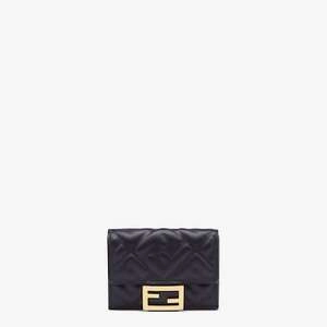 Fendi Baguette Micro Trifold - Black