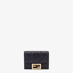 Fendi Baguette Micro Trifold - Black