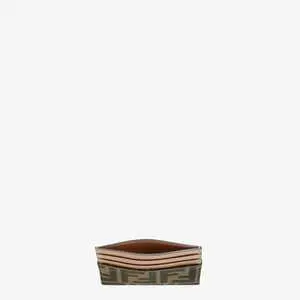 Fendi Baguette Card Case - Brown