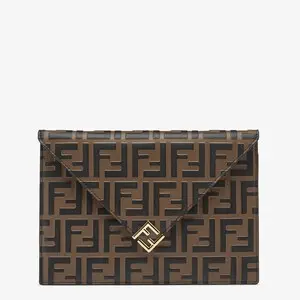 Fendi Ff Diamonds Flat Pouch