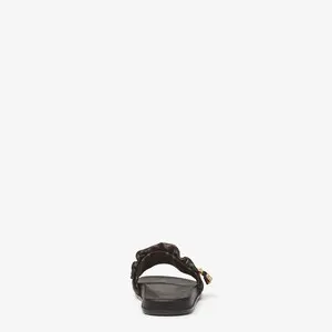 Fendi Ff Motif Flat Slides