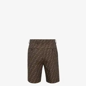 Fendi Bermuda Trousers - Brown