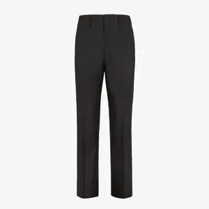 Fendi Tailored Straight-cut Trousers - Black