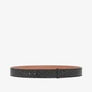 Fendi Leather Belt - Black