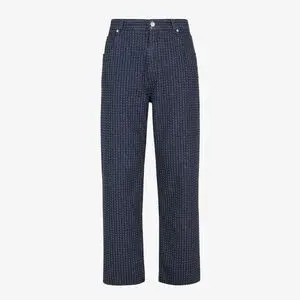 Fendi Five-pocket Long Jeans - Blue