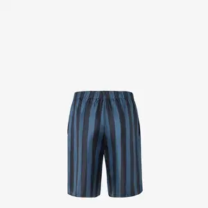Fendi Striped Silk Bermuda Shorts