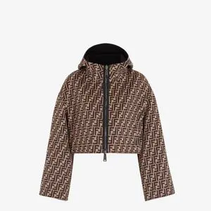Fendi Reversible Cropped Jacket - Black