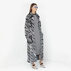 Fendi Robe-style Mink Coat