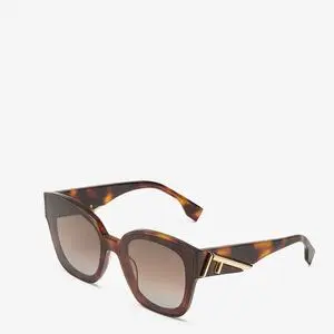 Fendi First Square Eyeglasses - Brown