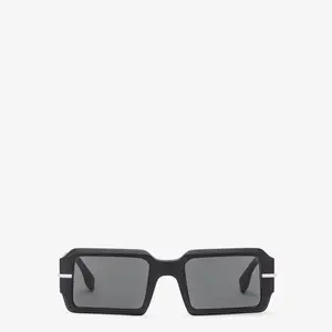 Fendi Rectangular Sunglasses - Black