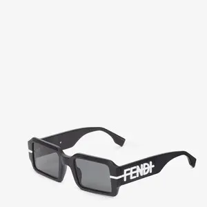 Fendi Rectangular Sunglasses - Black