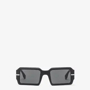 Fendi Rectangular Sunglasses - Black