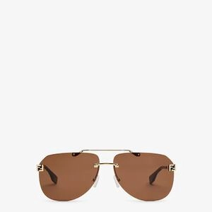 Fendi Sky Aviator Sunglasses - Brown