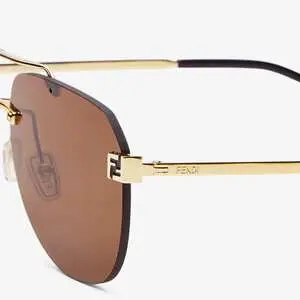 Fendi Sky Aviator Sunglasses - Brown