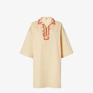 Fendi Short Tunic Dress - Beige