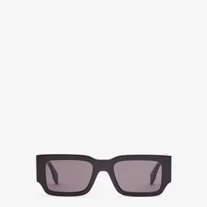 Fendi Diagonal Rectangle Sunglasses - Black