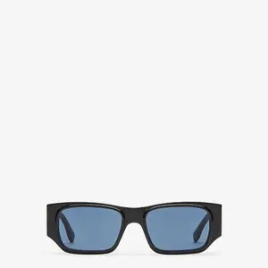 Fendi Squared Ff Sunglasses - Black