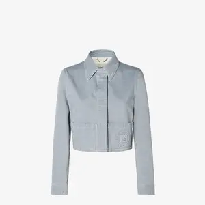 Fendi Denim Crop Jacket