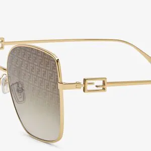 Fendi Baguette Square Frame Sunglasses