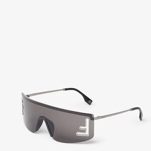 Fendi Squared Ff Sunglasses - Grey