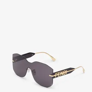 Fendi Fendigraphy Rectangular Sunglasses - Black