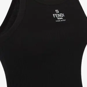 Fendi Sleeveless Top - Black