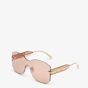 Fendi Fendigraphy Rectangular Sunglasses - Pink