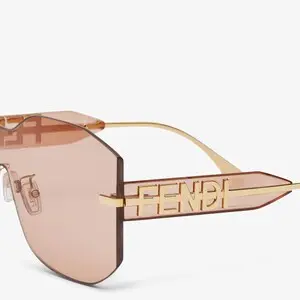 Fendi Fendigraphy Rectangular Sunglasses - Pink