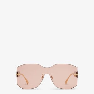 Fendi Fendigraphy Rectangular Sunglasses - Pink