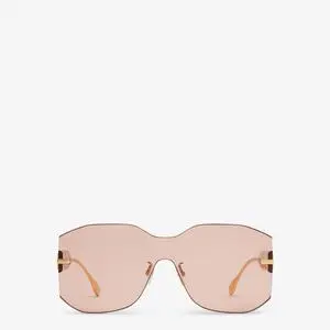 Fendi Fendigraphy Rectangular Sunglasses - Pink