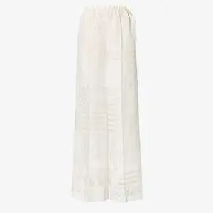 Fendi Straight-leg Pyjama Trousers - White