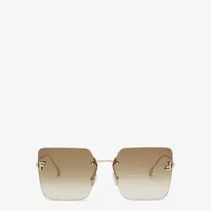 Fendi First Crystal Sunglasses - Brown