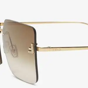 Fendi First Crystal Sunglasses - Brown