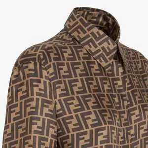 Fendi Oversized Ff Motif Shirt