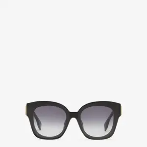 Fendi First Square Eyeglasses - Black