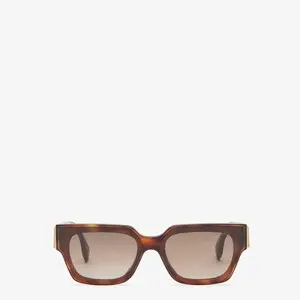 Fendi First Rectangle Eyeglasses - Brown
