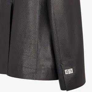 Fendi Hammered Leather Jacket