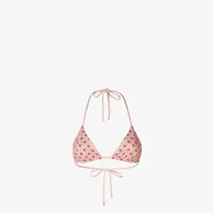 Fendi Triangle Bikini Top - Red
