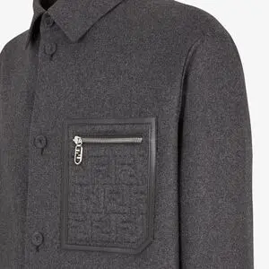 Fendi Straight-cut Cashmere Blouson