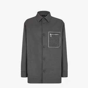 Fendi Straight-cut Cashmere Blouson
