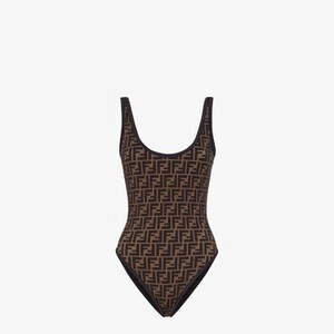Fendi Reversible Swimsuit - Brown
