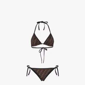 Fendi Two-piece Bikini - Brown