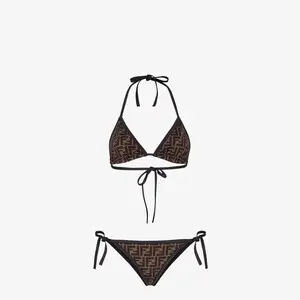 Fendi Two-piece Bikini - Brown