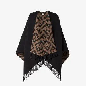 Fendi Ff Poncho - Multicolour